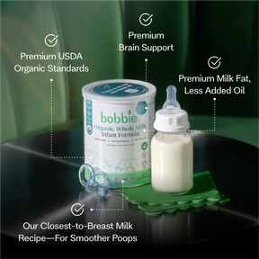 Organic Whole Milk Baby Formula – Bobbie